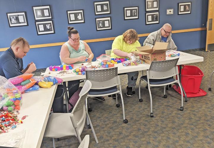 Stuffing eggs for Easter Egg Hunt! | Communities | pinecountynews.com