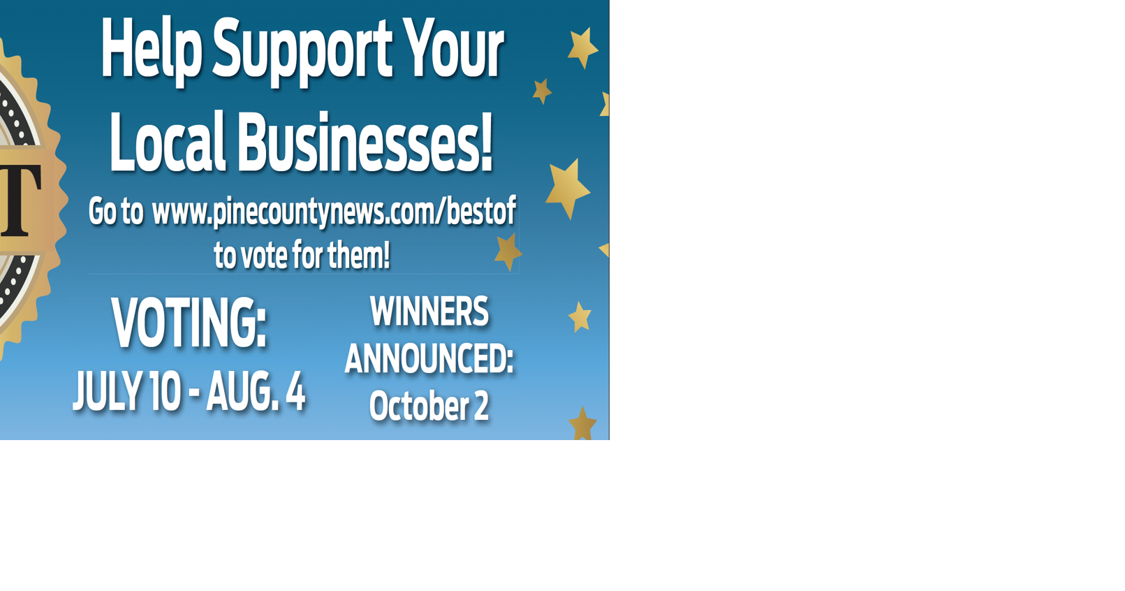 Reader’s Choice Best of Pine County voting is July 10 through August 4 ...