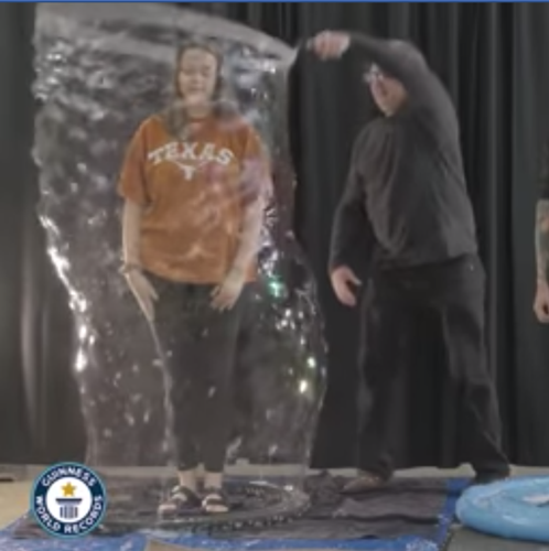 NC man sets his 7th Guinness World Record. This one took giant soap ...