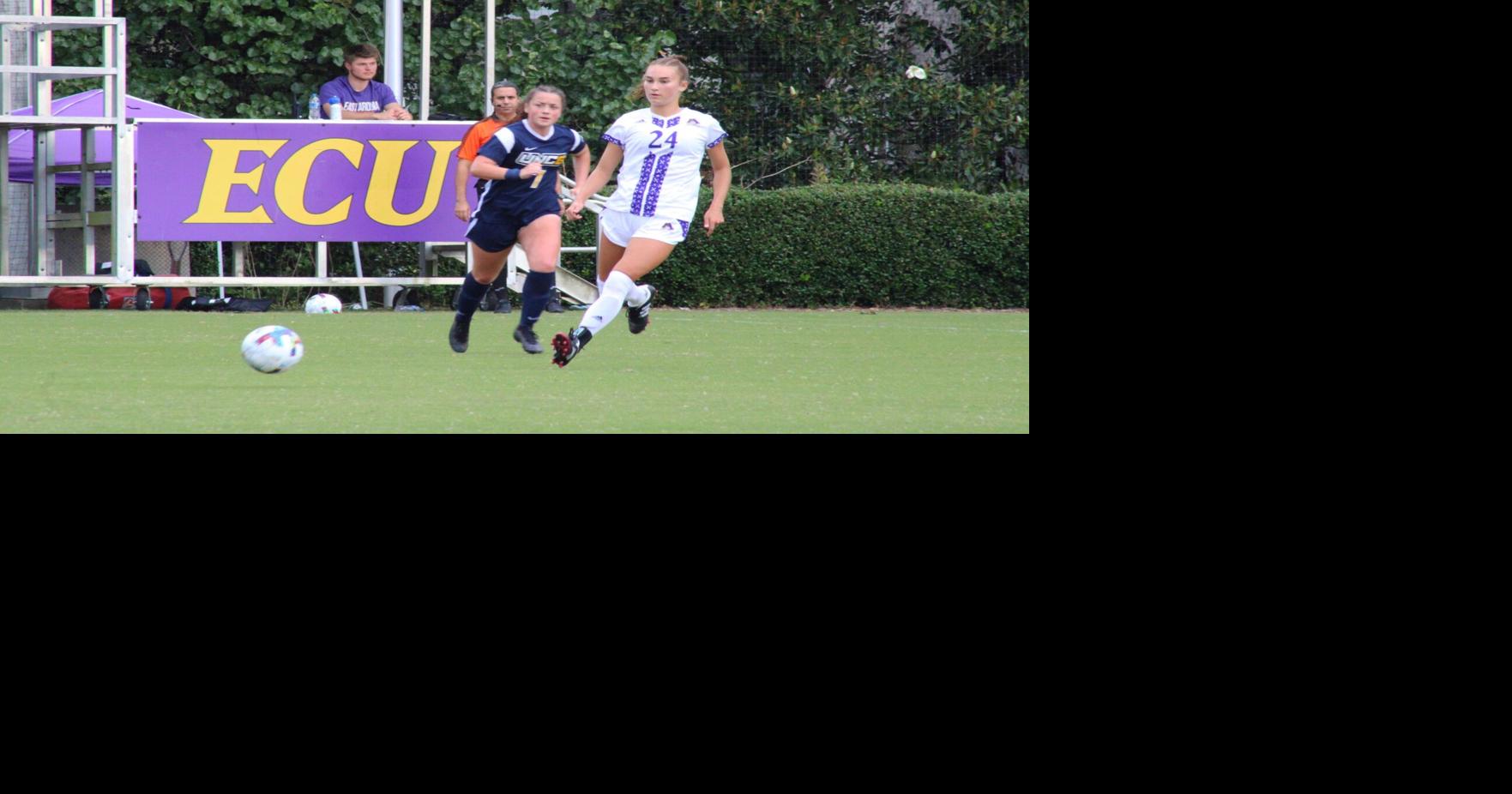ECU soccer loses 2-0 in their last non-conference game of the season ...
