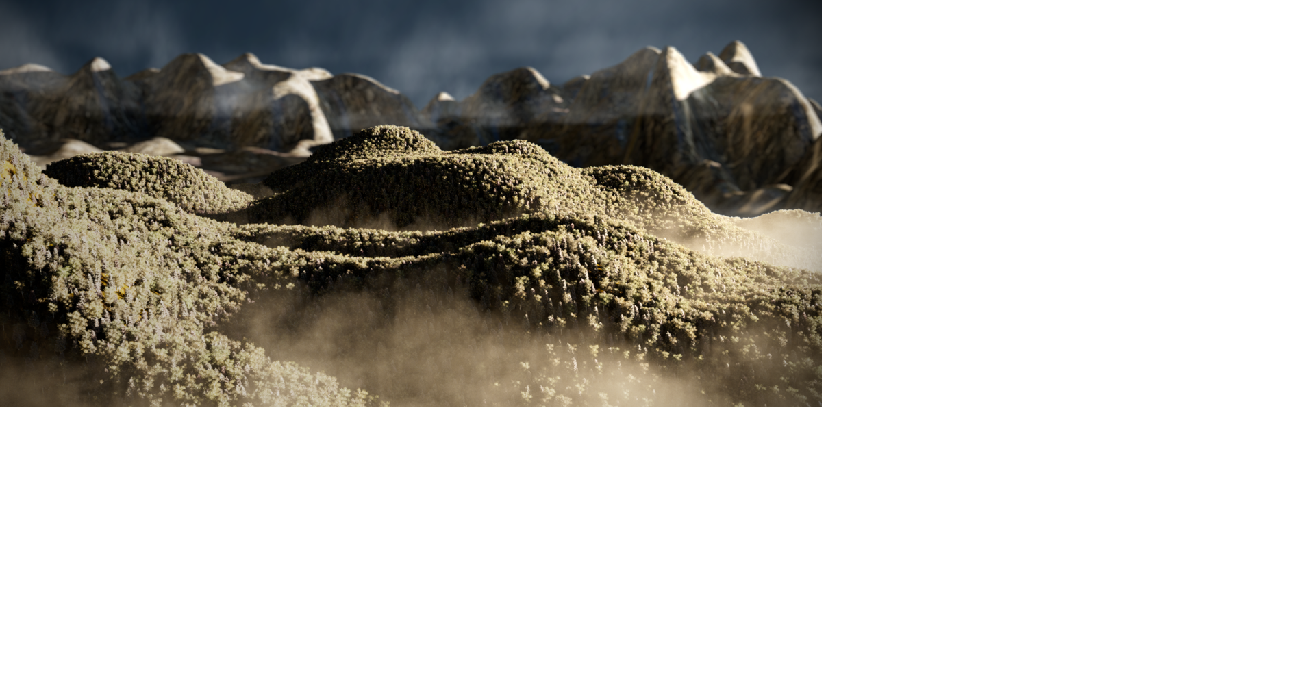 "Forest & Mountain" by Garrett Moore | 3D Visual Compositing | Rebel ...