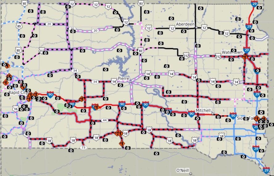 I-29 Closing From the North Dakota Border to Brookings | Local News ...
