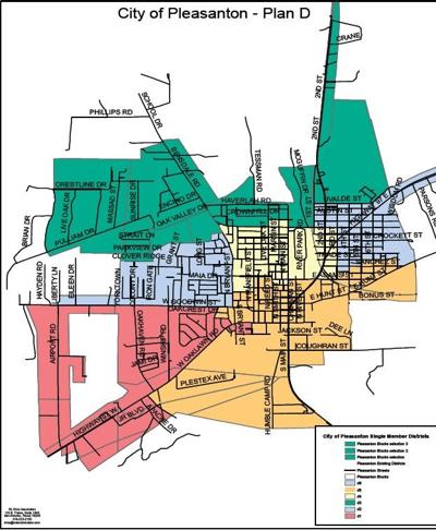 Pleasanton council adopts redistricting map | News | pleasantonexpress.com