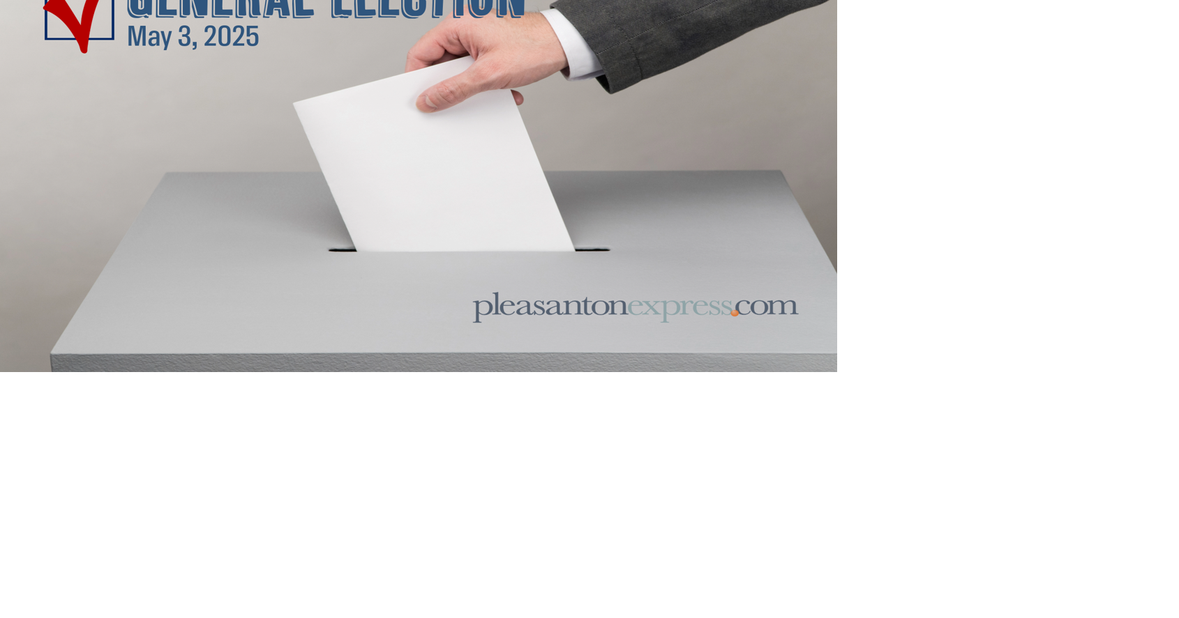 Stage set for May 3 election | News | pleasantonexpress.com