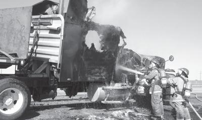 TRAILER RIG ON FIRE | News | pleasantonexpress.com