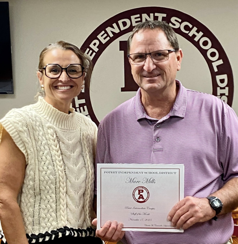 Poteet ISD trustees recognize staff, students; approve improvement ...