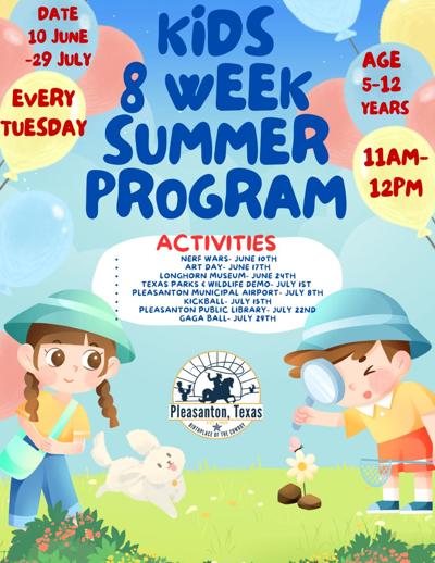 Pleasanton to host Eight-Week Kids' Summer program | News ...