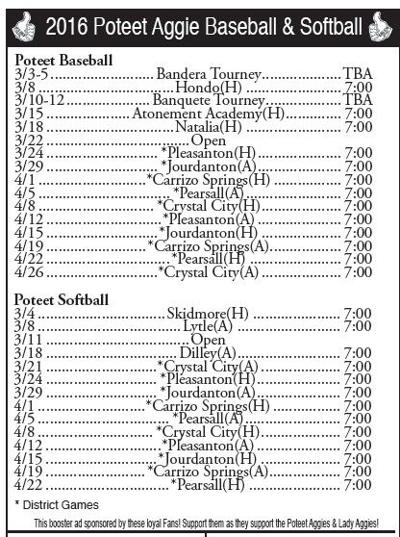 Poteet Aggie Baseball & Softball | Sports | pleasantonexpress.com