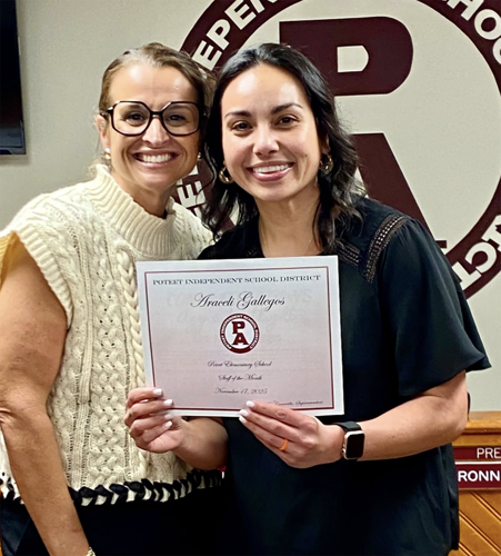 Poteet ISD trustees recognize staff, students; approve improvement ...