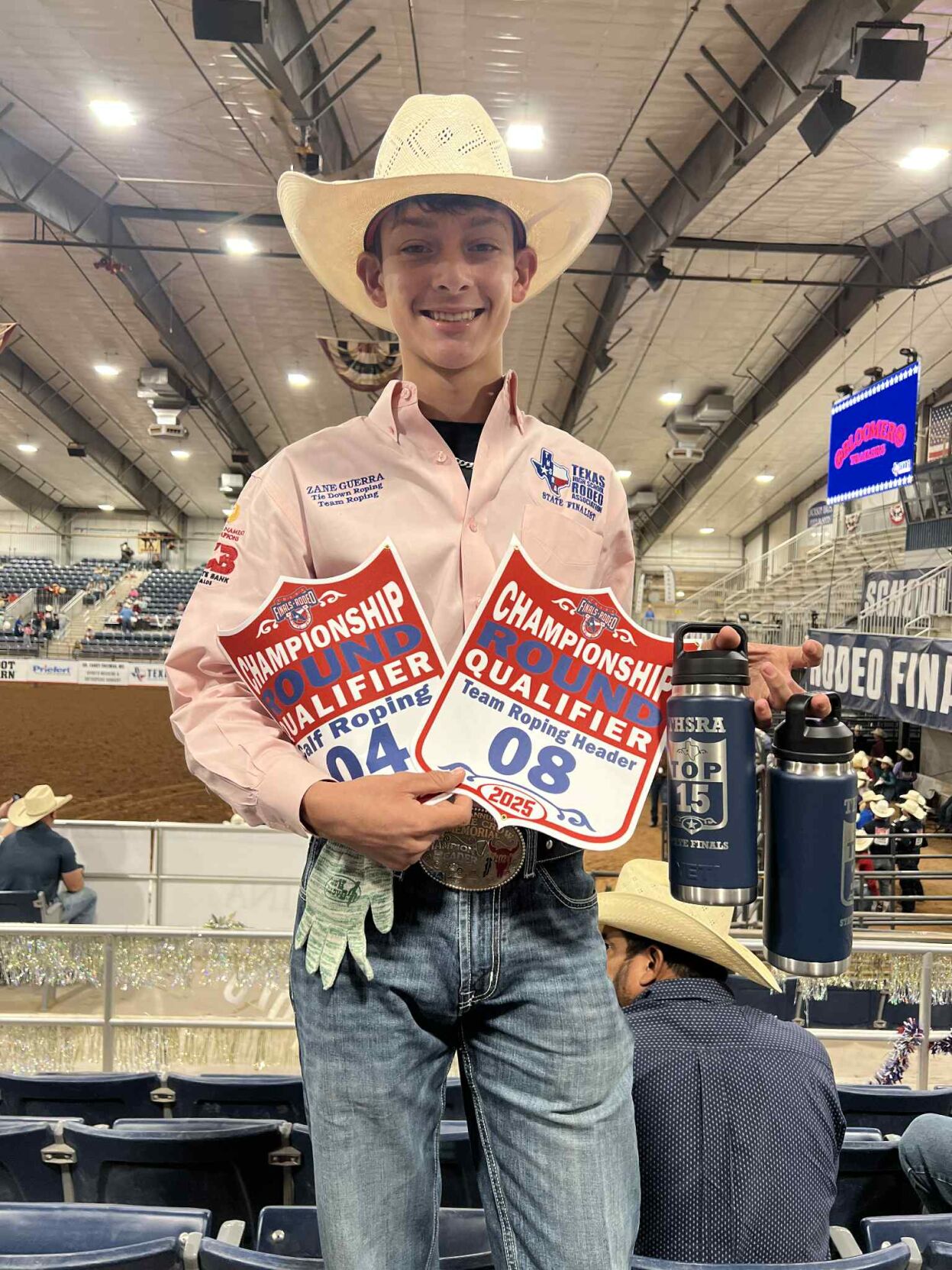 Jourdanton’s Zane Guerra continues rodeo success at state finals ...