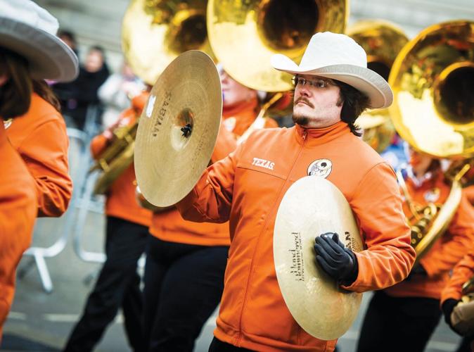 Former Eagle and UT band members march in London parade | Life ...