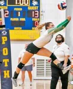 Underbrink flourishing in role of primary setter | Sports ...