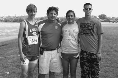 SENIOR RUNNERS THANK WOOD | Sports | pleasantonexpress.com