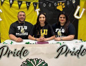 LUNA JOINS CHEER SQUAD AT TLU | Sports | pleasantonexpress.com