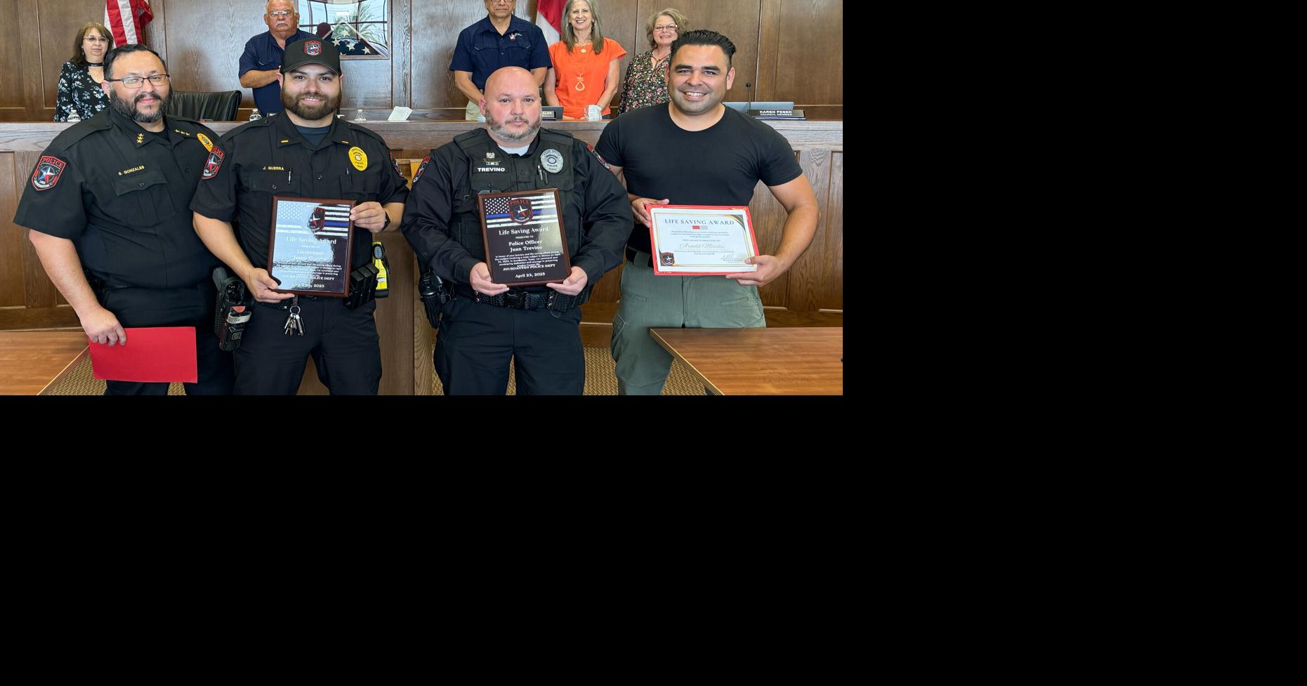 Jourdanton Police Officers honored for lifesaving actions | News ...