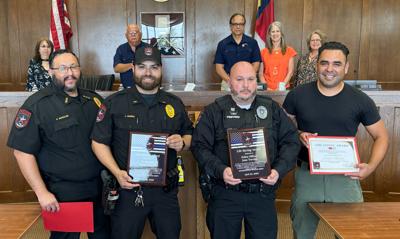 Jourdanton Police Officers honored for lifesaving actions | News ...