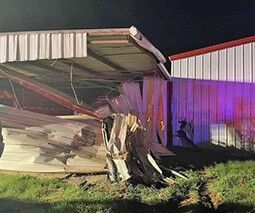 Man crashes into Leming VFD | News | pleasantonexpress.com