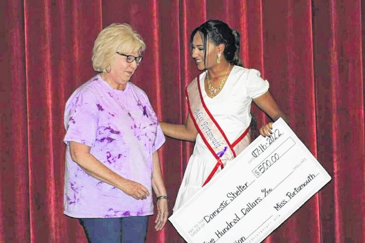 Miss Portsmouth Taylor Corke shows that ‘Love Shouldn’t Hurt’ with ...