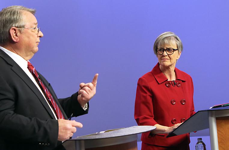 Secretary of State debate: Denney, Humble clash over campaign fines ...