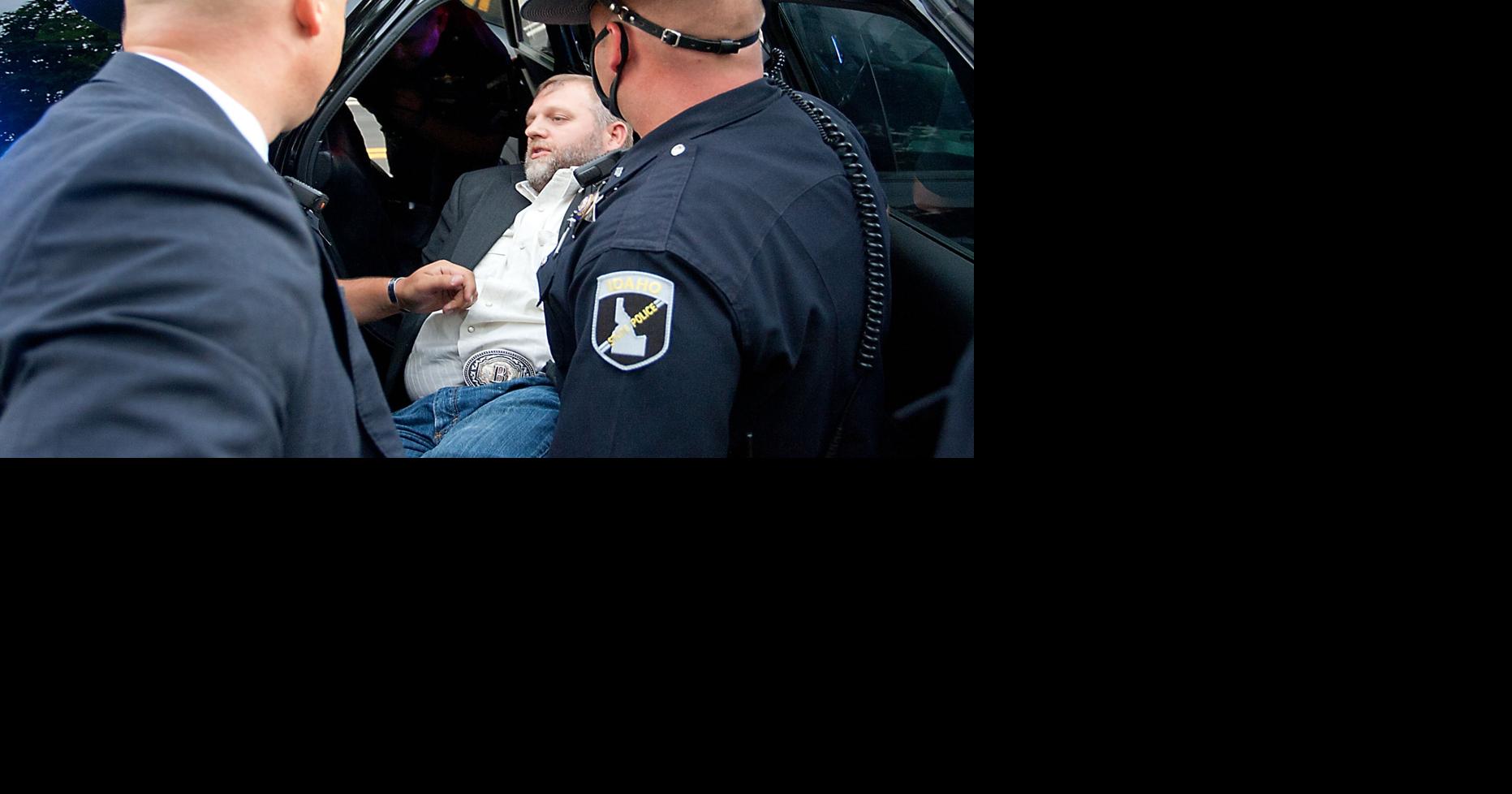 Ammon Bundy arrested at Idaho Capitol, removed from Lincoln Auditorium ...