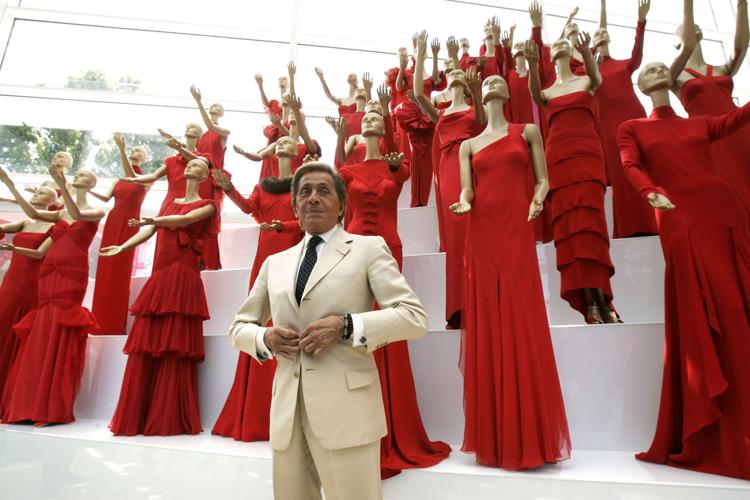 Photos from the career of fashion designer Valentino, who's died aged ...