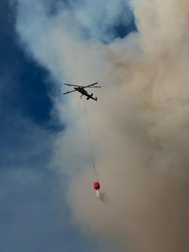 Winds decrease over Hayden fire as containment efforts gain ground ...