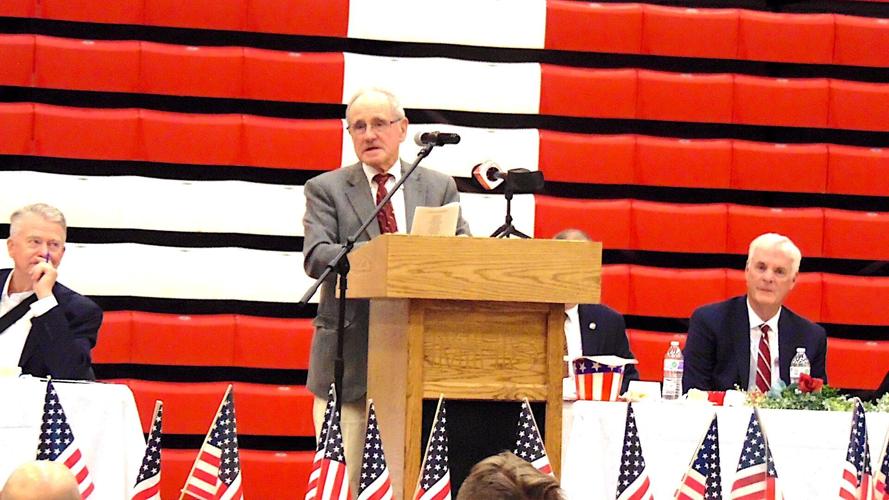 U.S. Senator Jim Risch speaks during Lincoln Banquet | Local News ...
