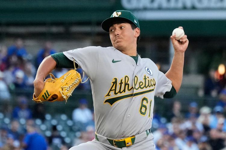 Gage Jump gets his 1st win as the Athletics beat the Cubs 2-1 | Pro ...