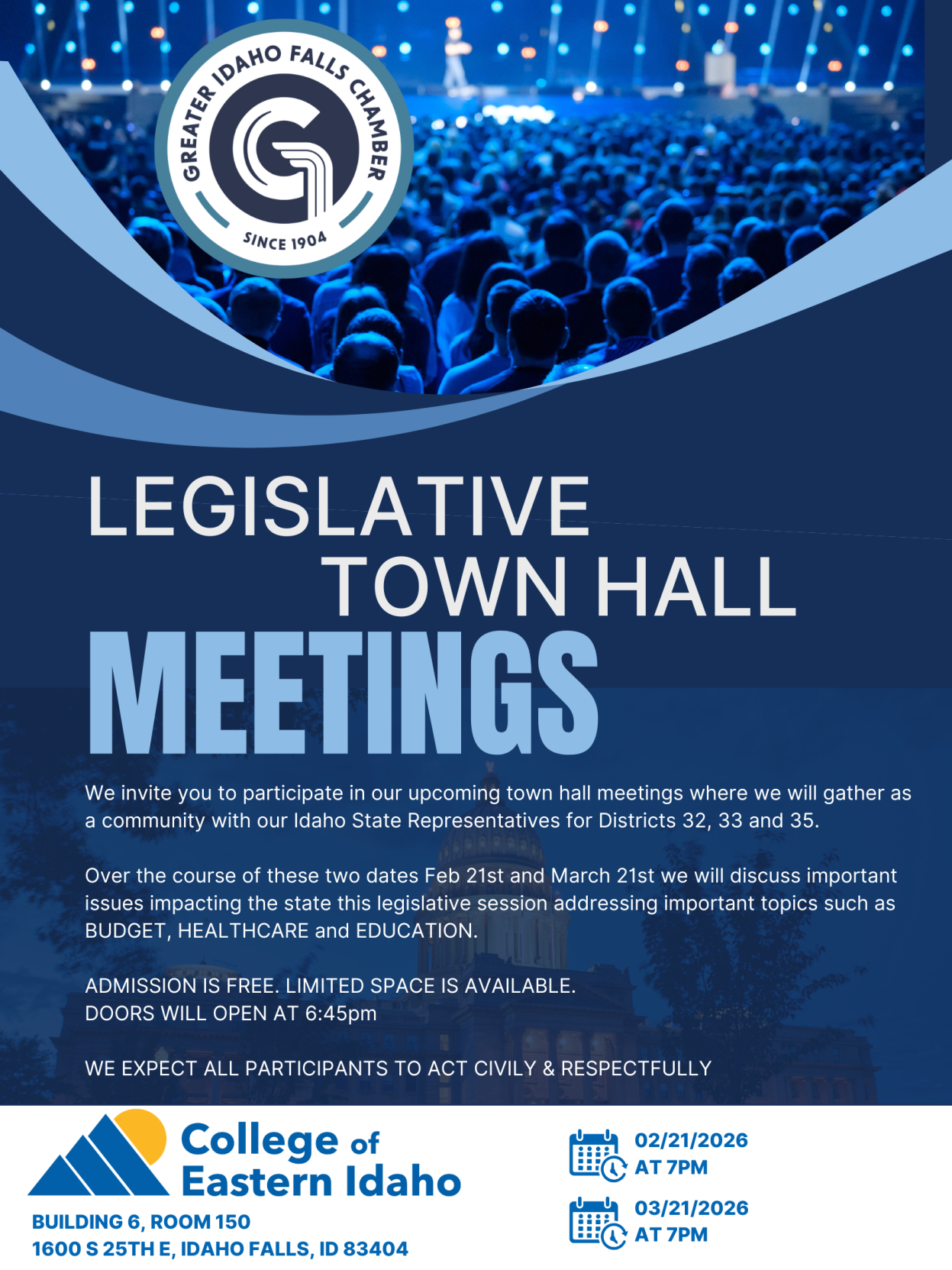 Two legislative town hall events set for Idaho Falls | Local News ...