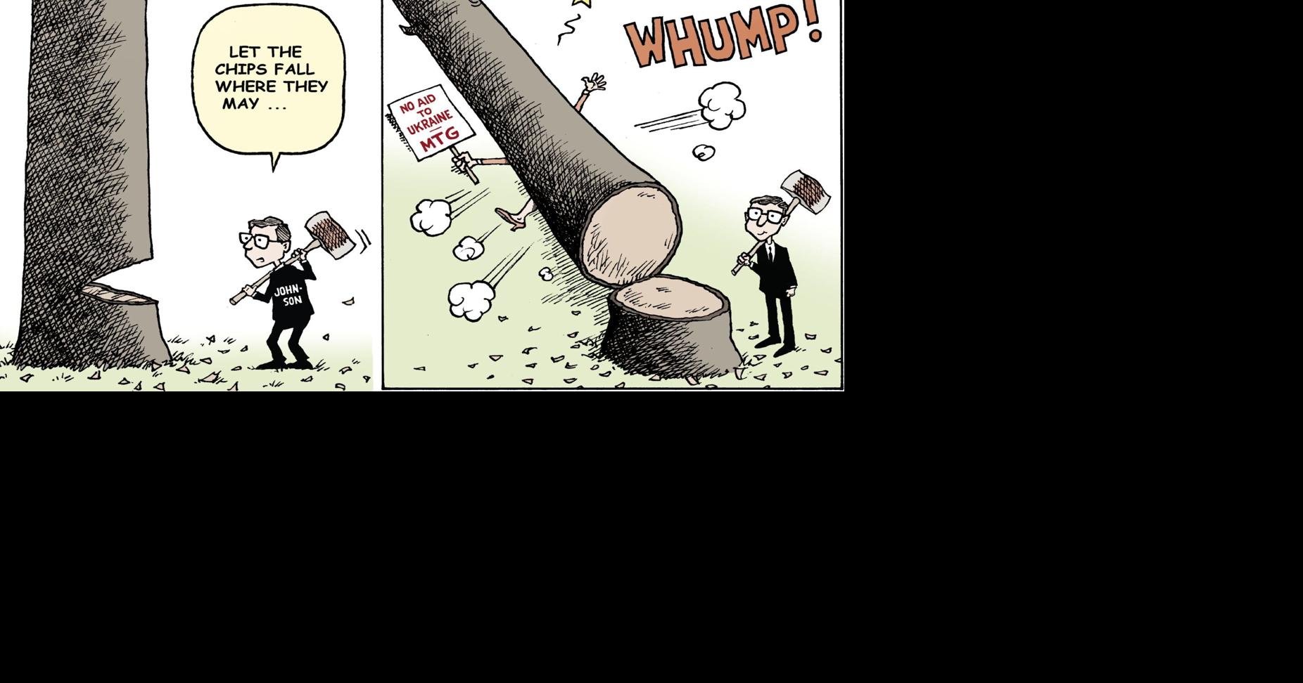 JOHNSON DROPS A BIG STICK | Cartoons | postregister.com