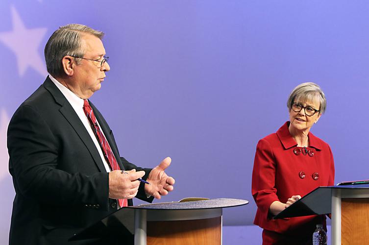 Secretary of State debate: Denney, Humble clash over campaign fines ...