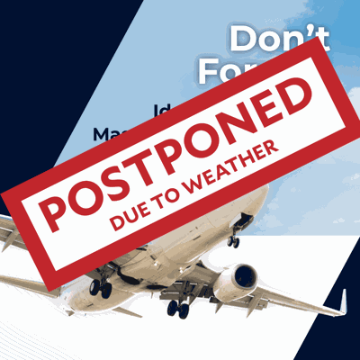 Tonight’s airport master plan open house postponed due to winter ...