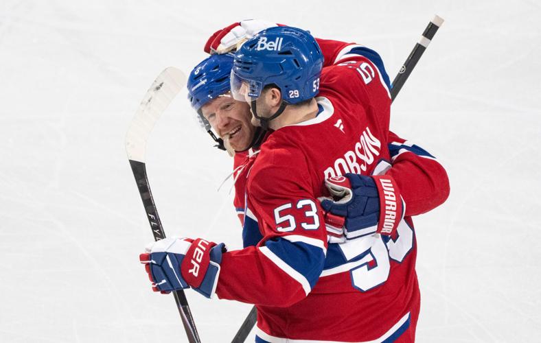 Alexandre Texier has hat trick in the Canadiens' 6-2 victory over the ...