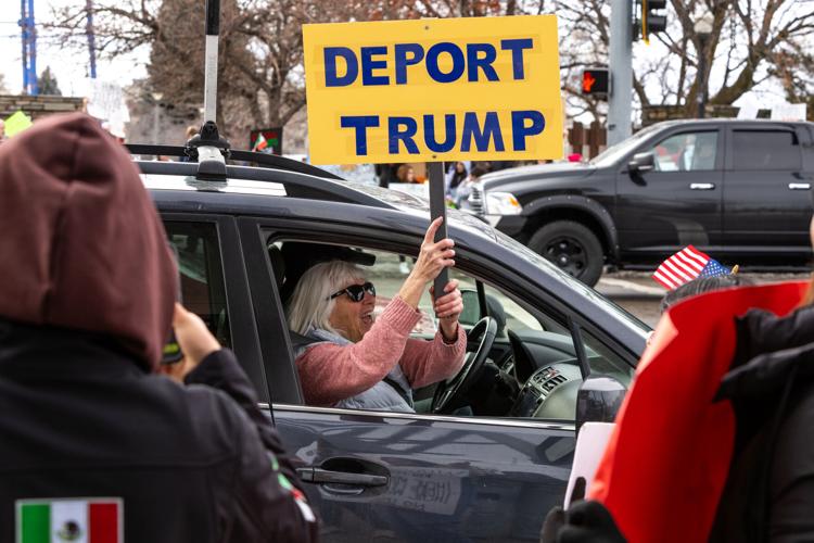 Hundreds gather for peace protest against ICE over weekend | Local News ...