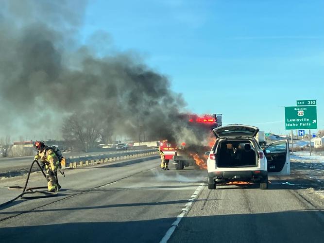 Vehicle catches fire on Highway 20 | Local News | postregister.com