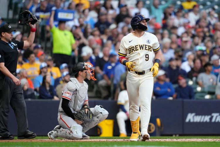 Kyle Harrison strikes out 12, Jake Bauers homers as surging Brewers top ...
