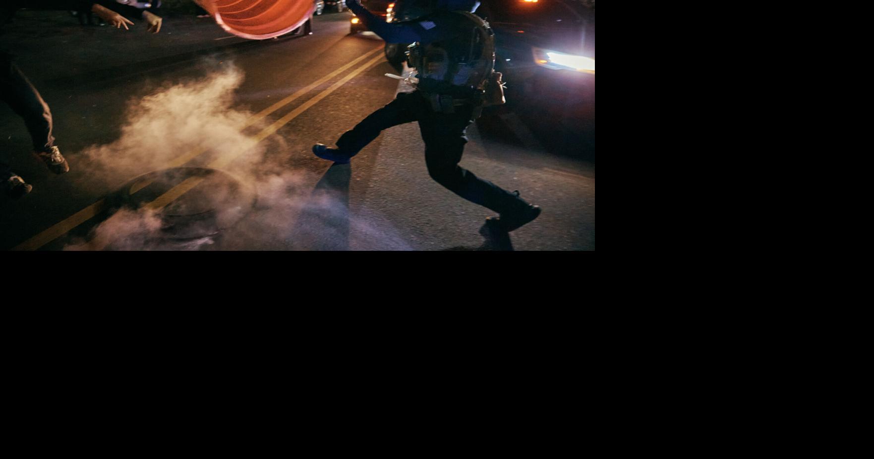 Photos show protestors and ICE agents clashing outside a New Jersey ...
