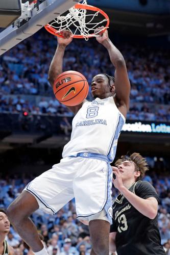 No. 17 North Carolina edges Wake Forest 87-84 for its 500th win at the ...