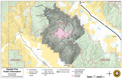 Hayden Fire grows to nearly 15,000 acres | News | postregister.com