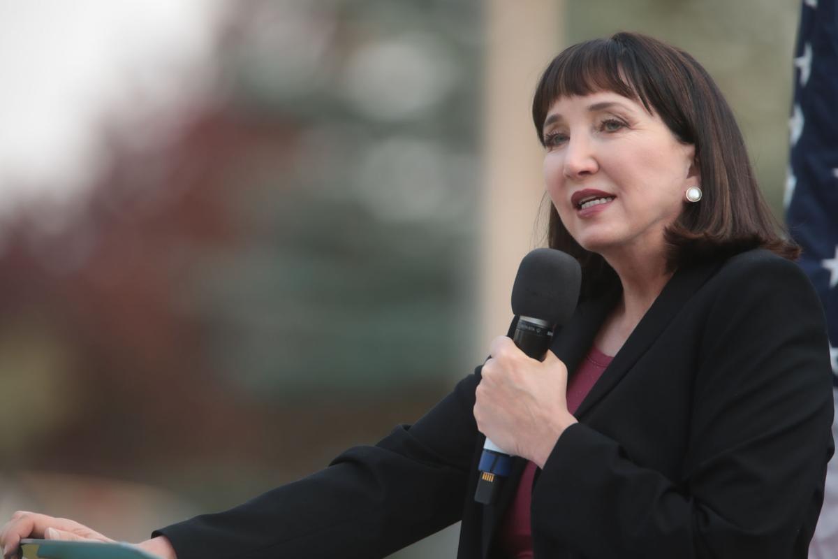 Libertarian nominee Jorgensen calls for less government in Idaho Falls ...