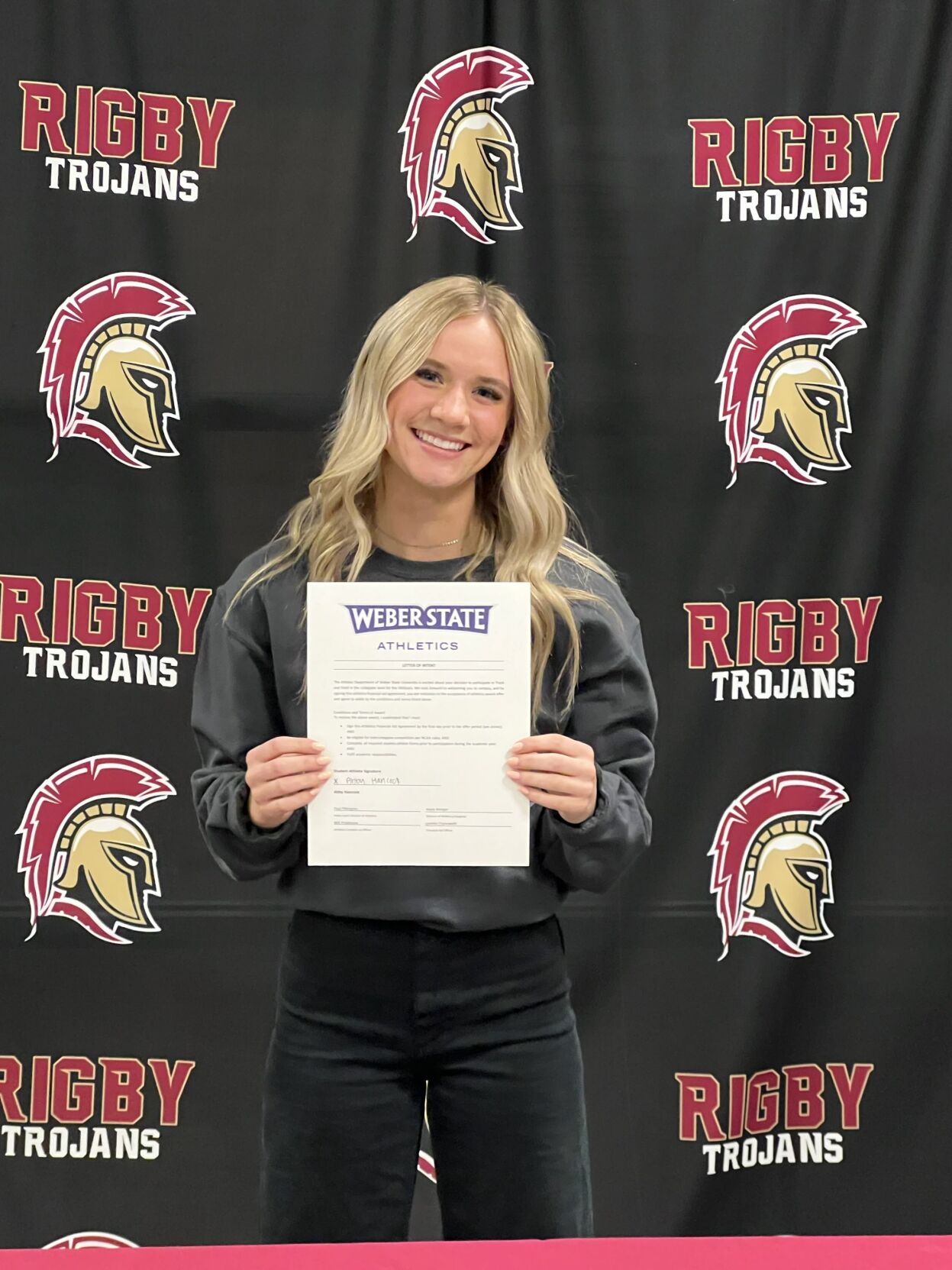 HIGH SCHOOL TRACK AND FIELD: Rigby's Hancock signs with Weber State ...