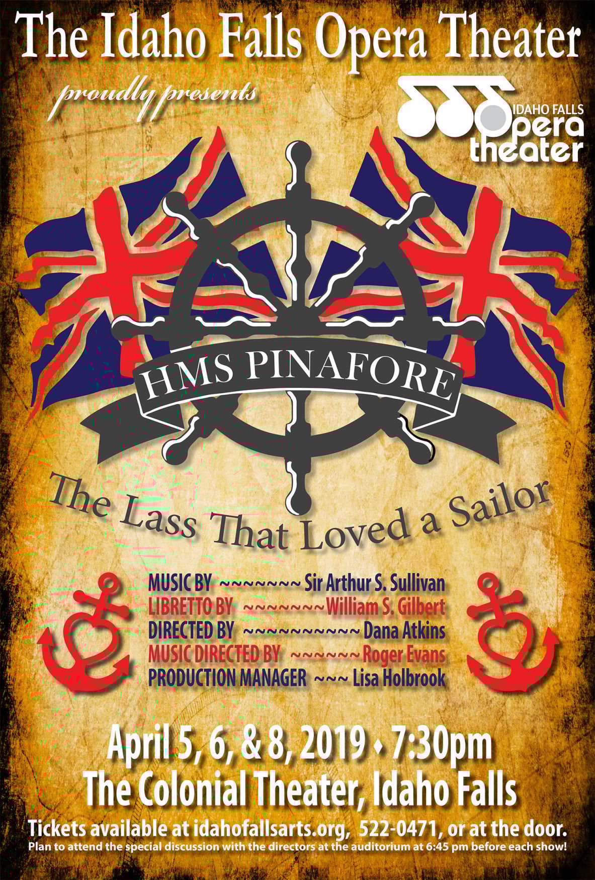 Idaho Falls Opera Theatre gets silly on the HMS Pinafore | Ticket ...