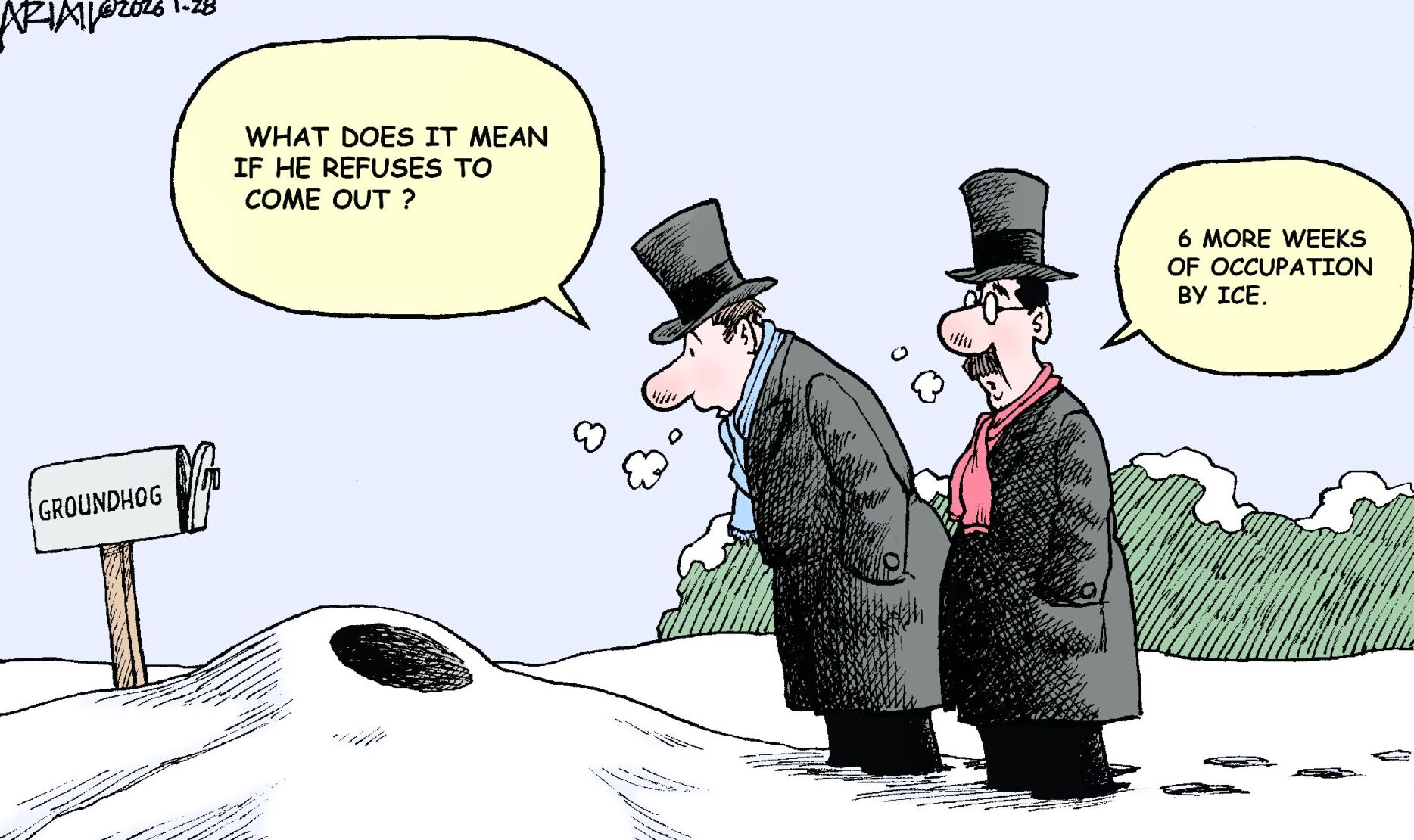 DO WE BLAME HIM? | Cartoons | postregister.com