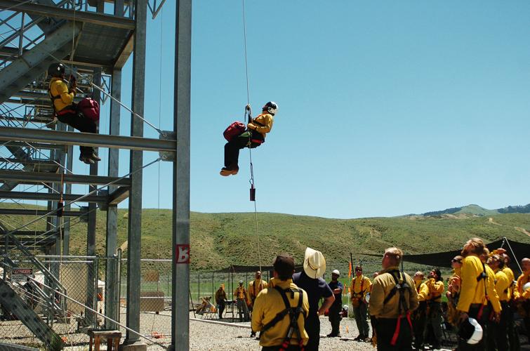Helicopter rappelling skills taught at Salmon academy | News ...