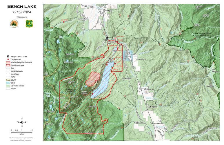 Dry conditions forecast for area of Bench Lake Fire | Local News ...