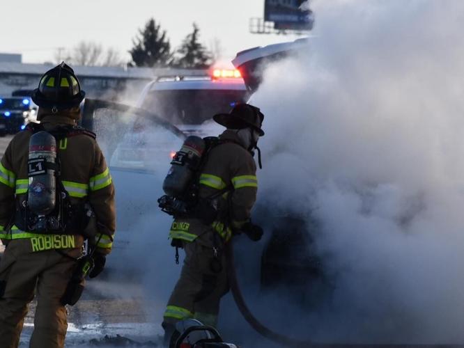 Vehicle catches fire on Highway 20 | Local News | postregister.com
