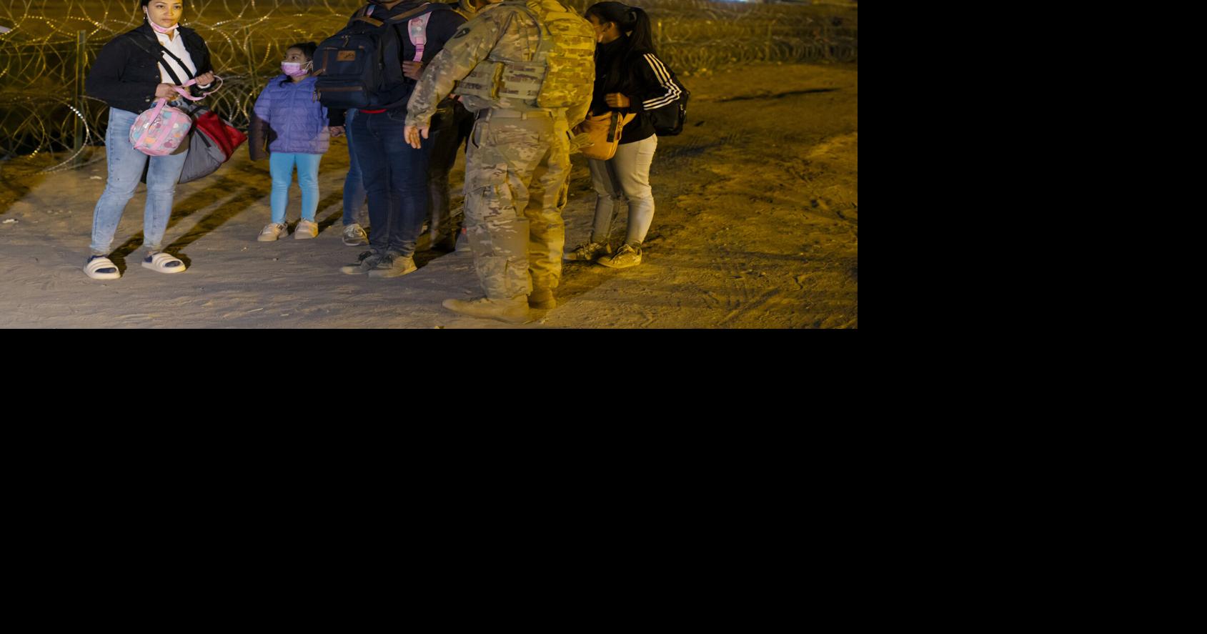 Migrants rush across US border in final hours before Title 42 expires ...