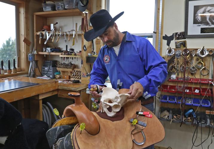 Local custom saddle maker leaving his brand on an age old craft ...