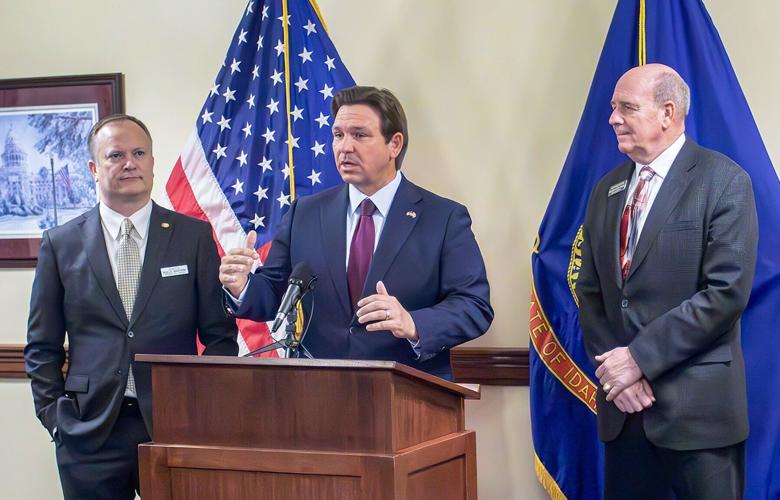 Florida Gov. DeSantis makes Idaho stop to advocate for balanced budget ...