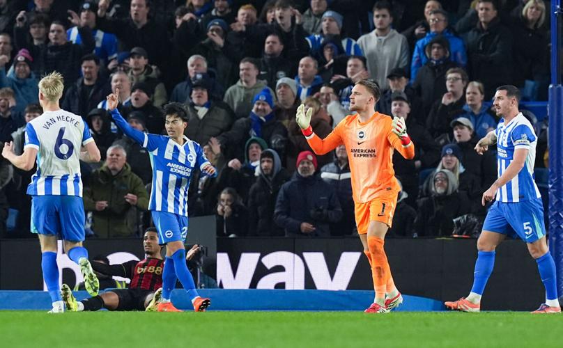 Kostoulas's late overhead kick rescues point for Brighton in 1-1 draw ...